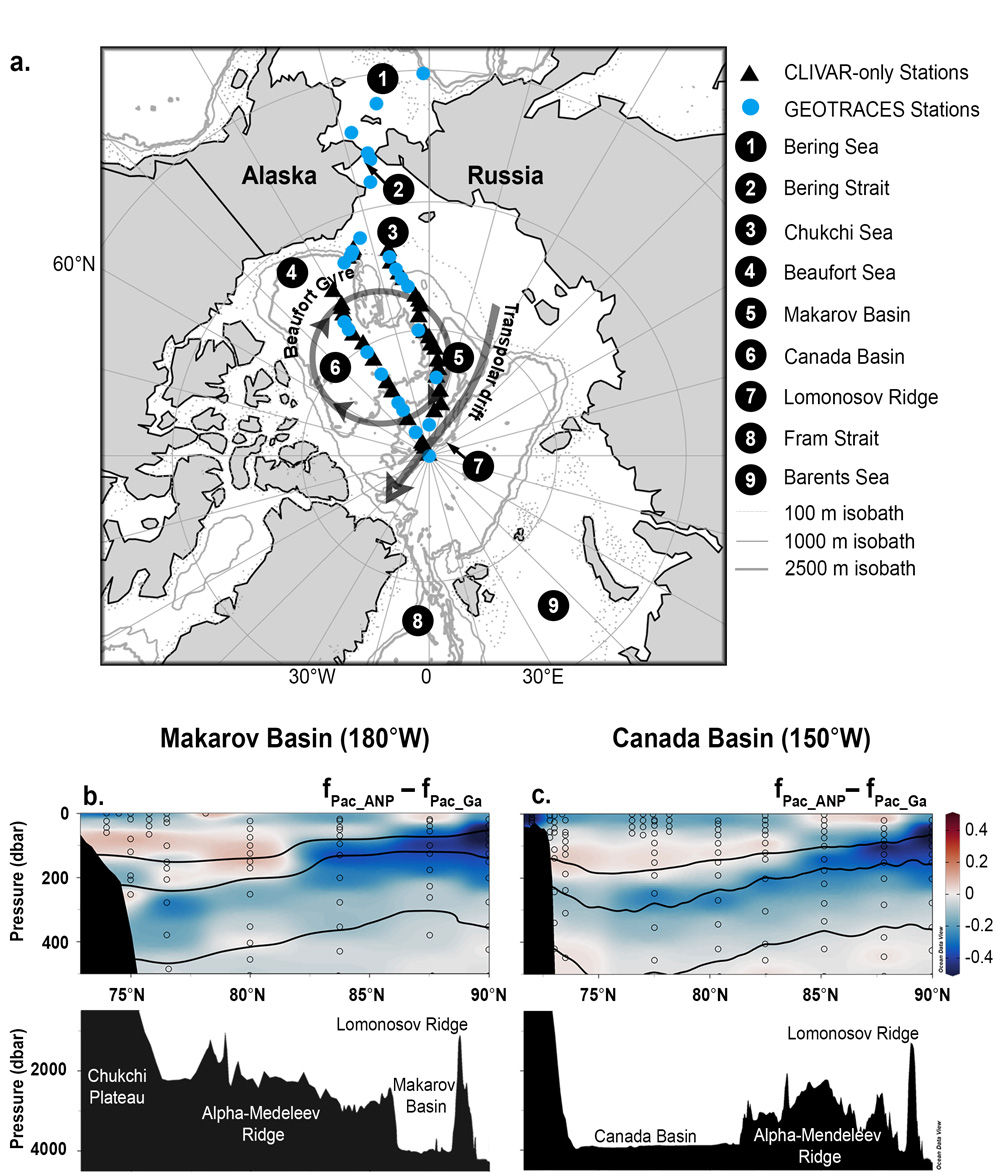 Dissolved gallium unravels Pacific and Atlantic waters in the Arctic ...